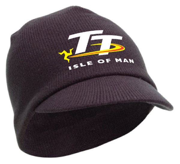 TT Beanie hat with peak : Isle of Man TT Shop