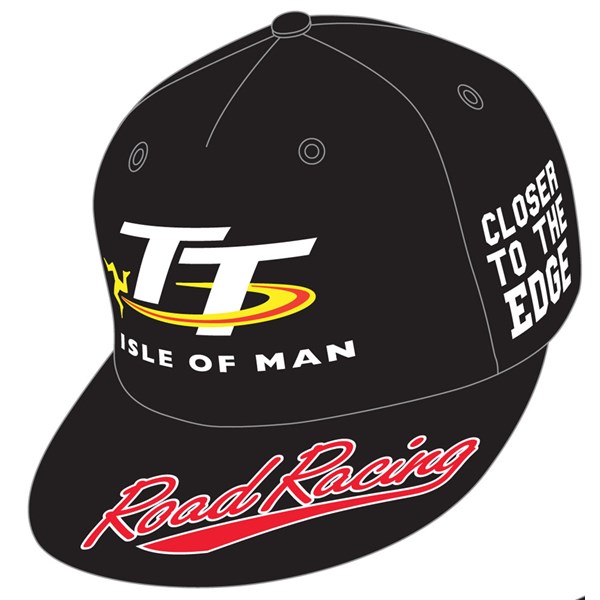 TT 2013 Flat Peak Cap Black : Isle of Man TT Shop
