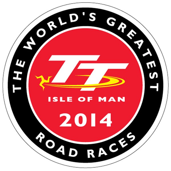 TT 2014 Sticker Round Large : Isle of Man TT Shop