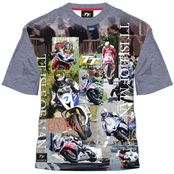 TT All Over Print IOM Racing Is Living T Shirt : Isle of Man TT Shop