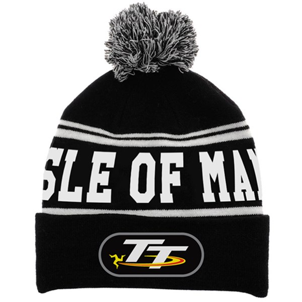 TT Bobble Hat Black/white : Isle of Man TT Shop