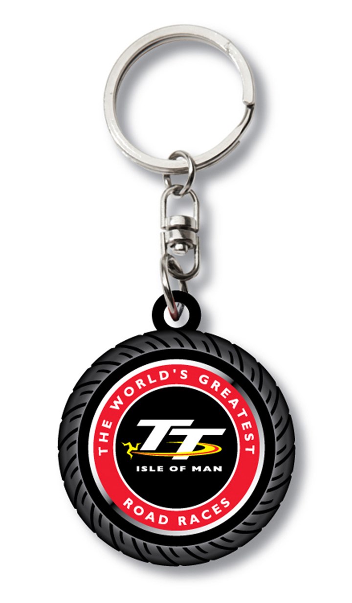 TT Rubber Tyre Key Fob : Isle of Man TT Shop