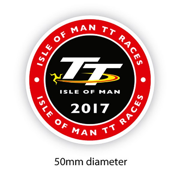 TT 2017 Sticker Small : Isle of Man TT Shop