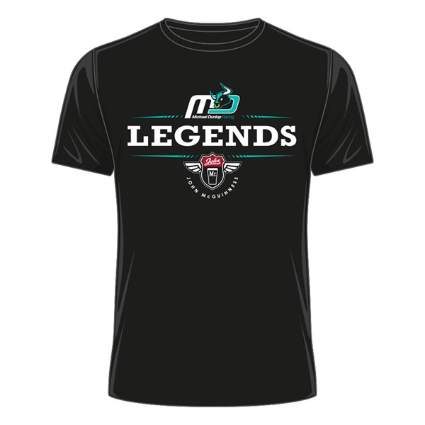 Dunlop & McGuinness Legends T- Shirt Black : Isle of Man TT Shop