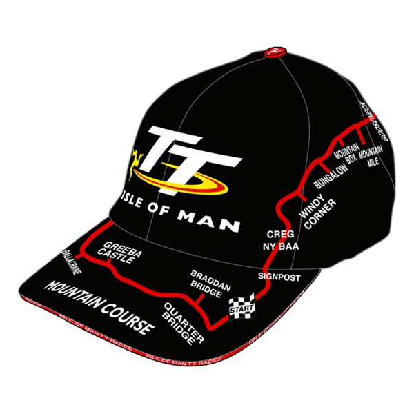 TT Childs Map Cap Black : Isle of Man TT Shop