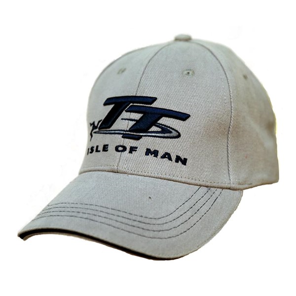 TT Cap Grey, Navy Logo : Isle of Man TT Shop