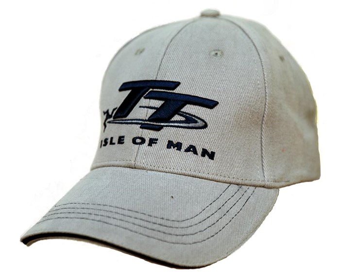 TT Cap Grey, Navy Logo : Isle of Man TT Shop