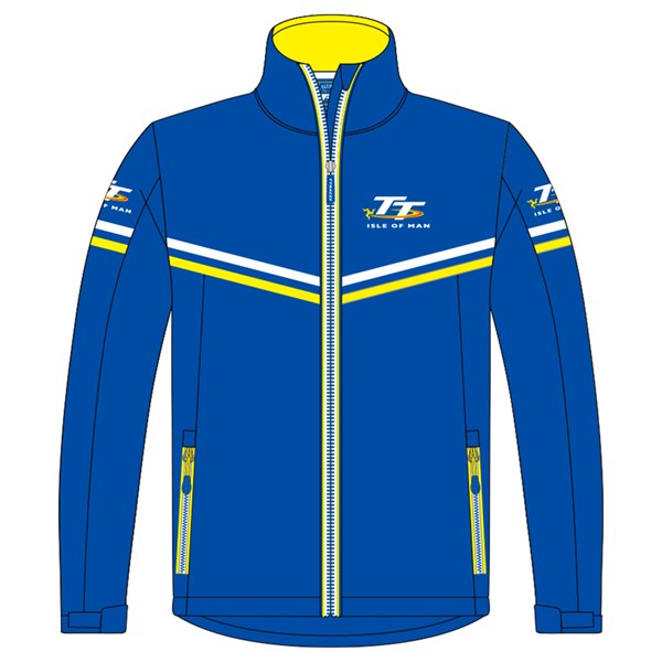 TT Softshell Jacket Blue : Isle of Man TT Shop