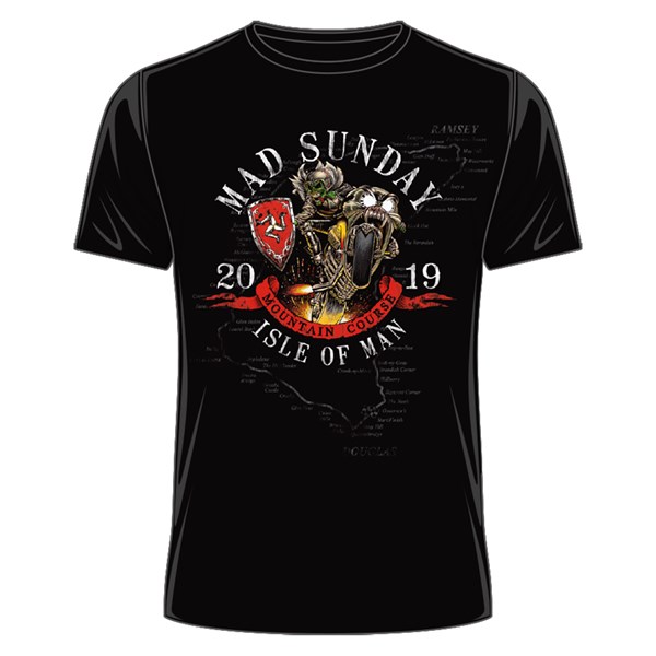 TT 2019 Mad Sunday T-Shirt Black : Isle of Man TT Shop