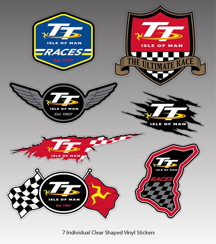 TT Sticker Set : Isle of Man TT Shop