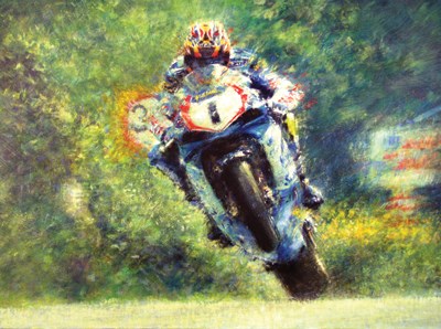 David Jefferies TT Legend Print - Limited Edition by Peter Hearsey ...