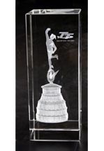Duke Crystal Block TT Trophy Large : Isle of Man TT Shop