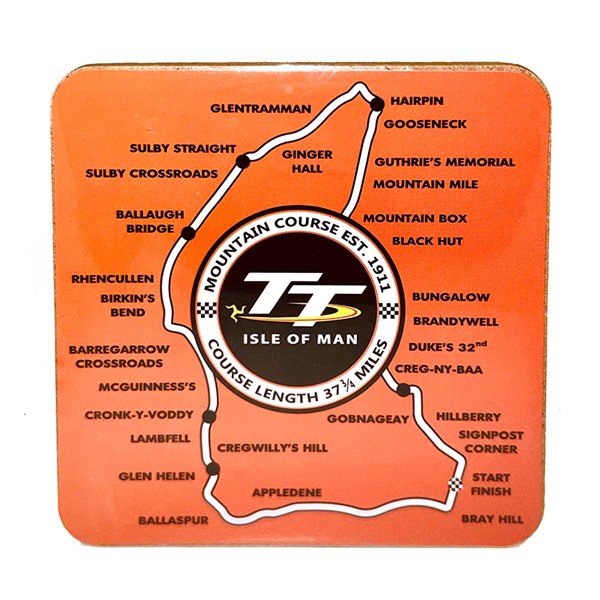 IOM TT MAP COASTER : Isle of Man TT Shop