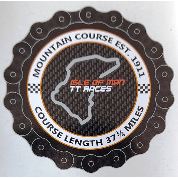 TT Chain Sticker : Isle of Man TT Shop