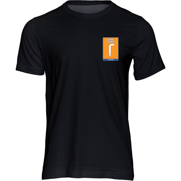 Mountain Course Corner Sign Windy Corner T-Shirt, Black : Isle of Man ...