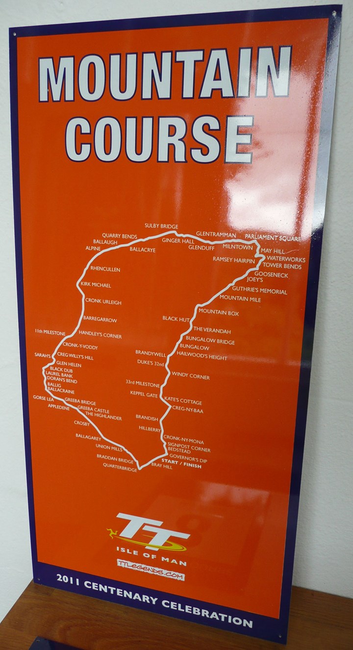 TT 2011 Centenary Sign : Isle of Man TT Shop