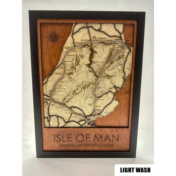 Isle of Man Mountain Course Map : Isle of Man TT Shop