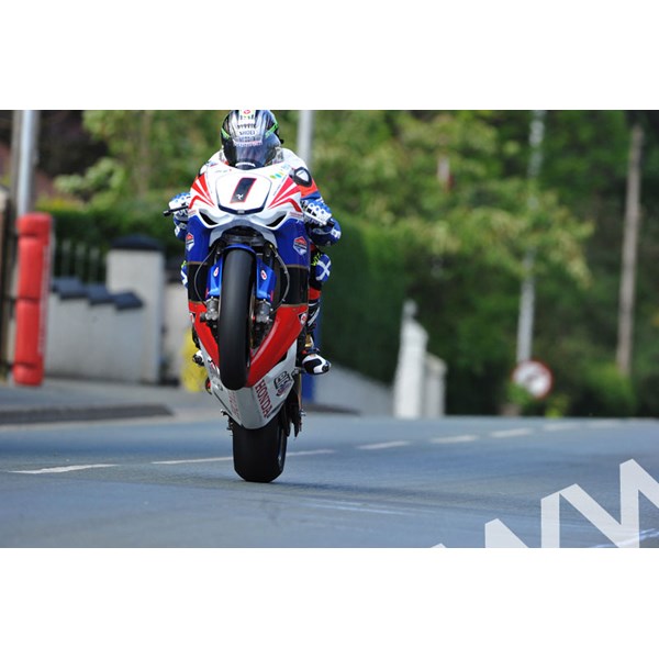 John McGuinness TT 2011 Superbike Agos Leap : Isle of Man TT Shop