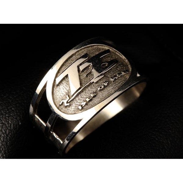 Official TT Jewellery Flat Oval Ring : Isle of Man TT Shop