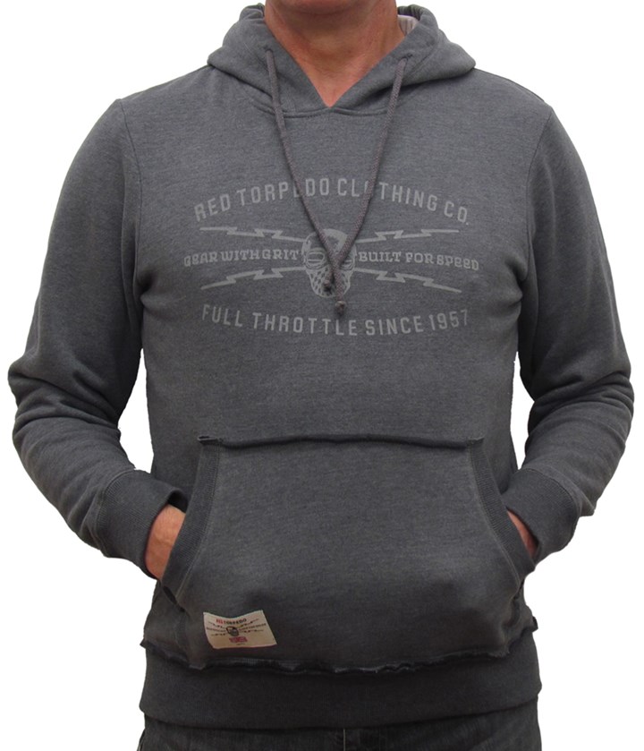 Primo Gear with Grit Hoodie Graphite : Isle of Man TT Shop