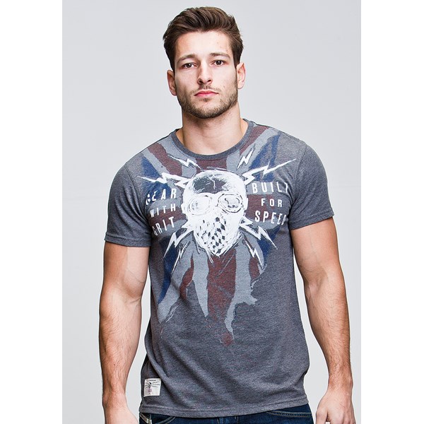 Geared Blighty (Mens) Graphite T-Shirt : Isle of Man TT Shop