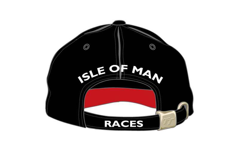 Isle of Man TT Races cap - Black and Red : Isle of Man TT Shop